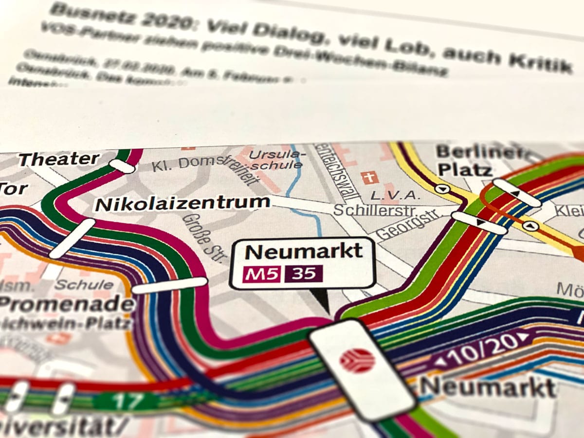 VOS-Partner ziehen Drei-Wochen-Bilanz zum neuen Busliniennetz - hasepost.de