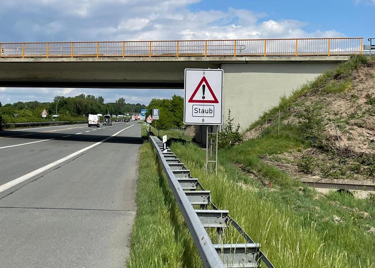 Nichts geht mehr: Autobahn A1 bei Neuenkirchen/Vörden an diesem Wochenende voll gesperrt ...
